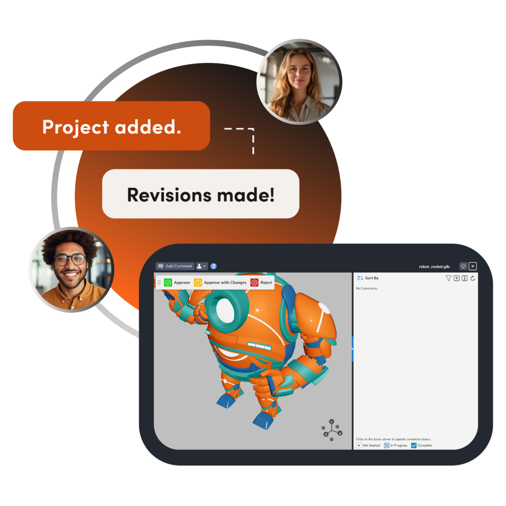3D Review Tool - RoboHead