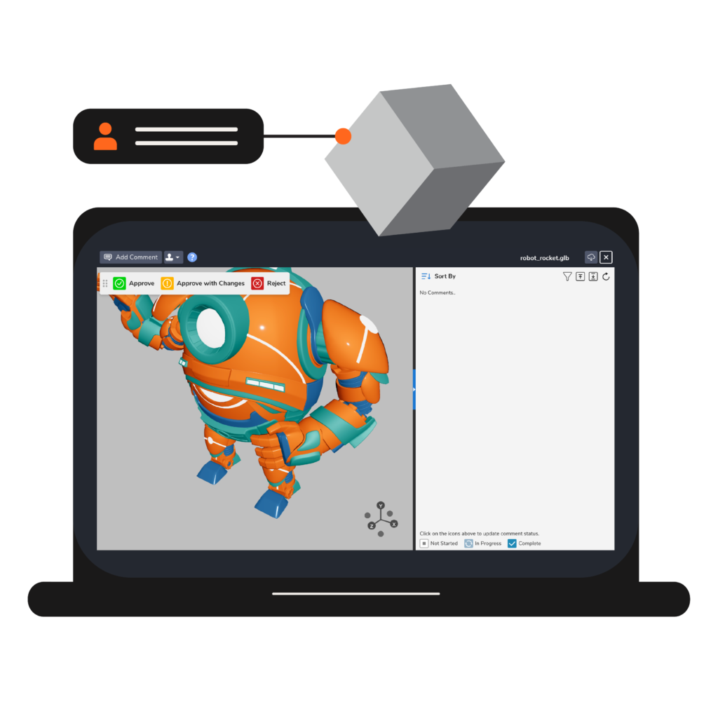3D Review Tool - RoboHead